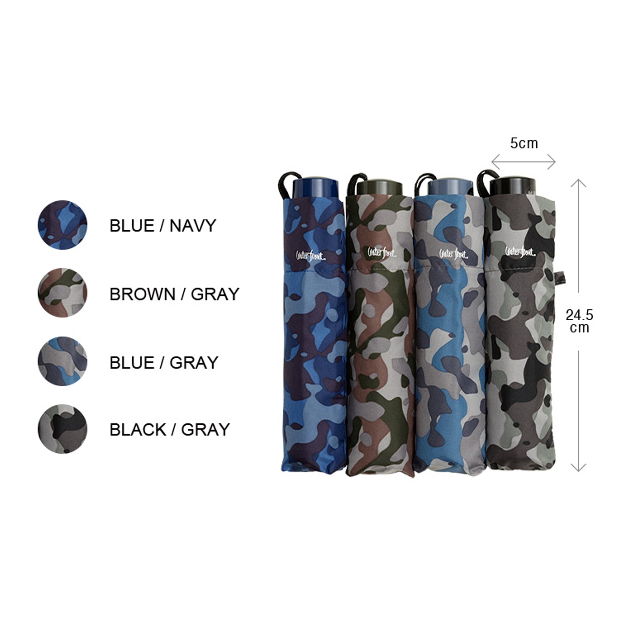 Waterfront / TOUGHNESS Camouflage Folding Umbrella